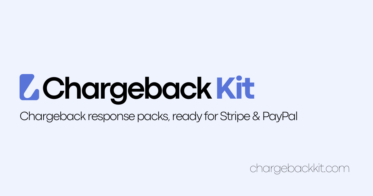Chargeback Response Pack Generator | ChargebackKit